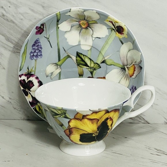 Stechcol Gracie Bone China | Dining | Stechcol Gracie Bone China Yellow ...